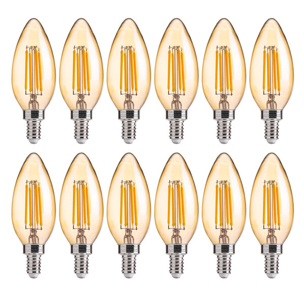 FLSNT B11E12 40 Watt Equivalent B11 E12/Candelabra Dimmable 2200K LED Bulb | Wayfair